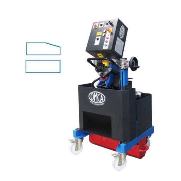 Smussatrice industriale a fresa con inserti ad avanzamento automatico Omca Art. 900 Big Plus ...